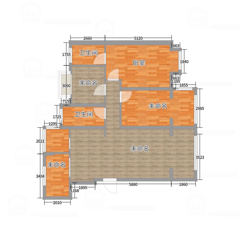 【我的方案】朱大哥_t3.dwg-副本-副本-副本-副本-酷家乐3D云设计